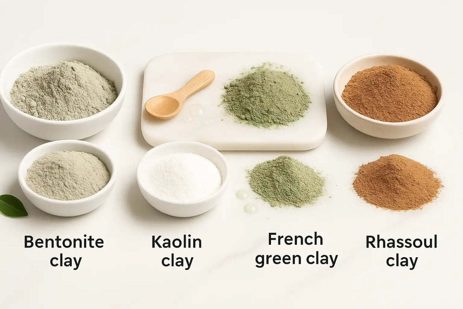 Best Clay for Clogged Pores: Bentonite vs Kaolin vs French Green Clay ...