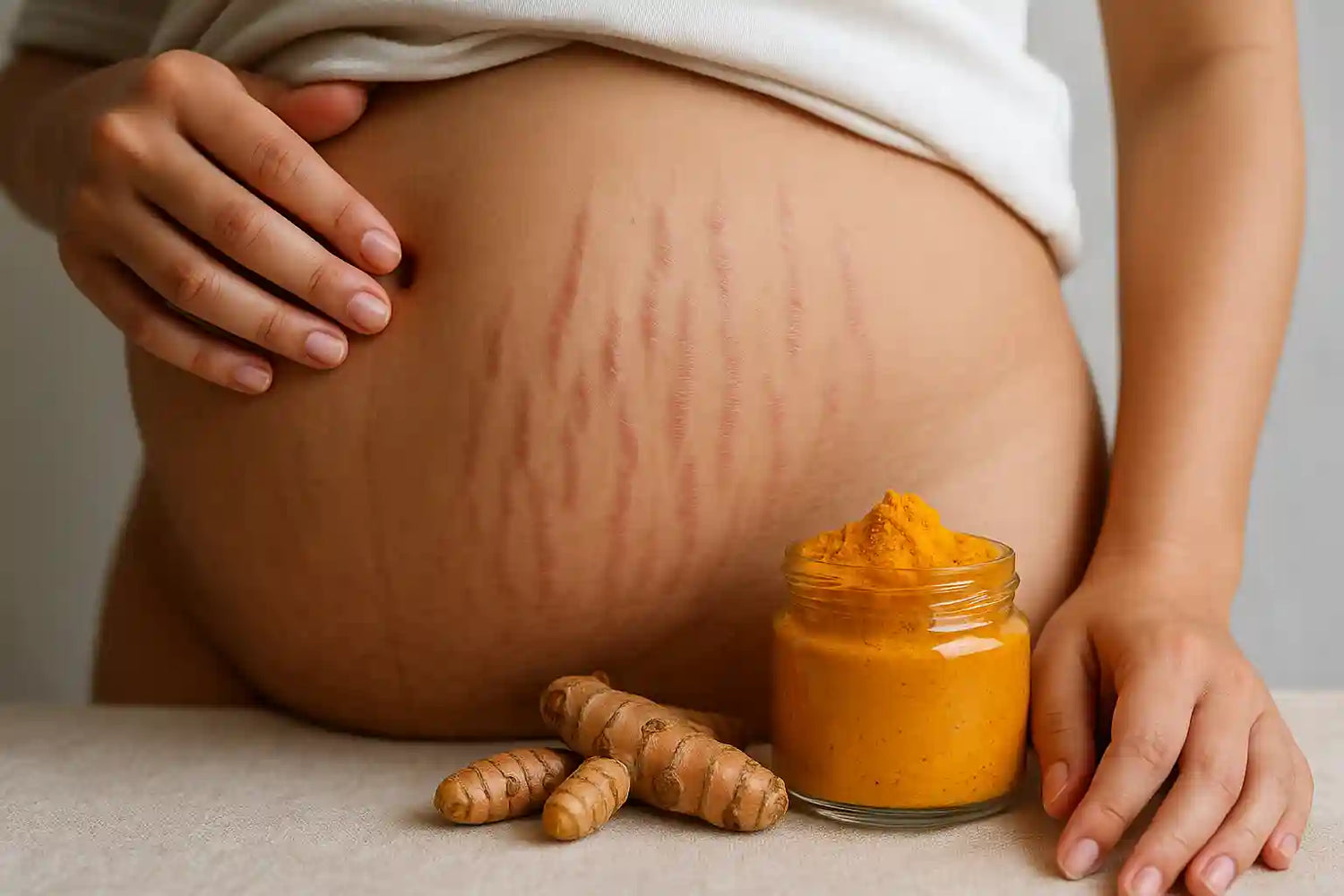 How to Fade Stretch Marks with Turmeric (Realistic Timeline) – AMVital