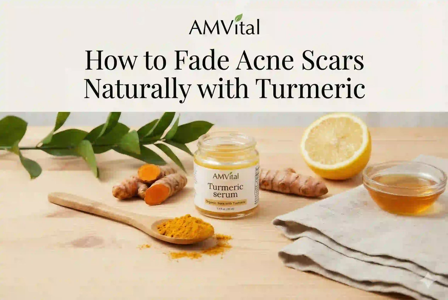 Fade Acne Scars Naturally with Turmeric | Complete Guide – AMVital