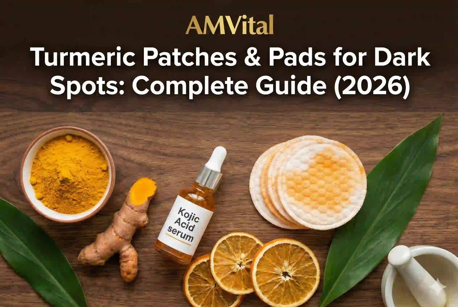 Turmeric Patches & Pads for Dark Spots: Complete Guide (2026) – AMVital